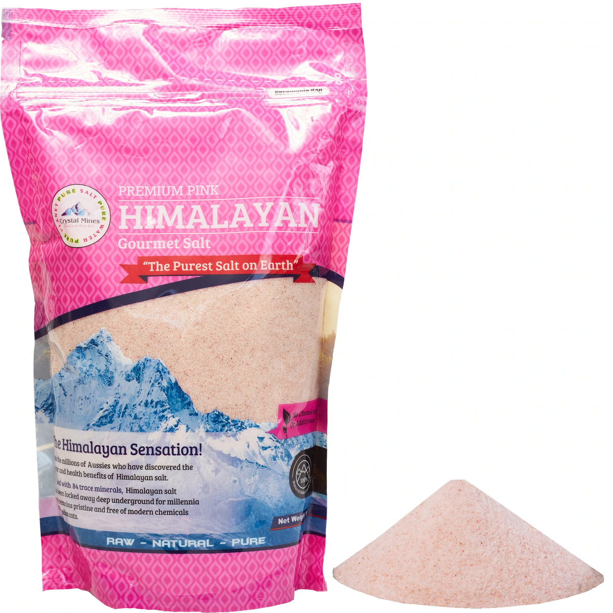 Pink Himalayan Fine Cooking Salt 1kg | Elevate Wholesale